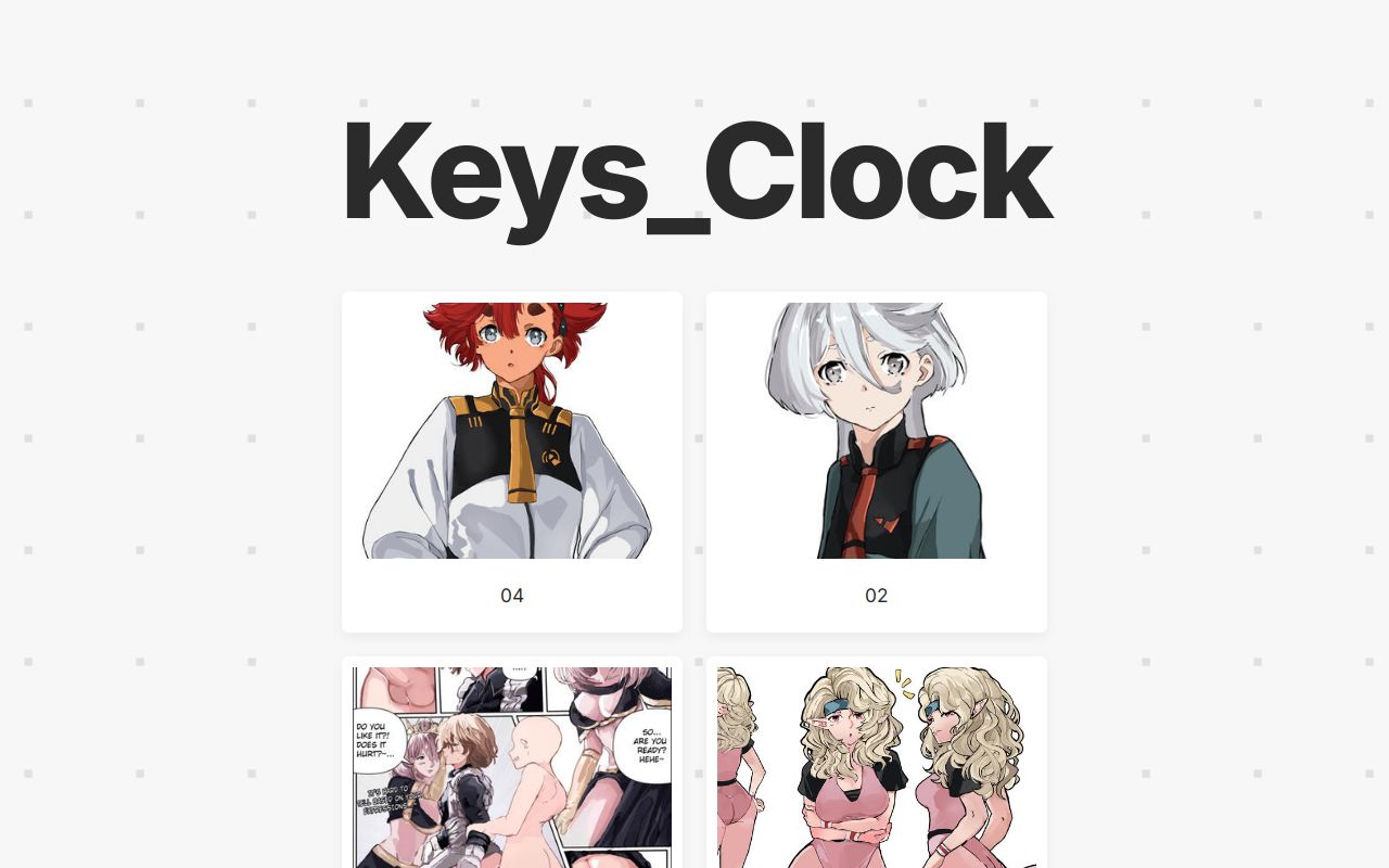 Keys clock